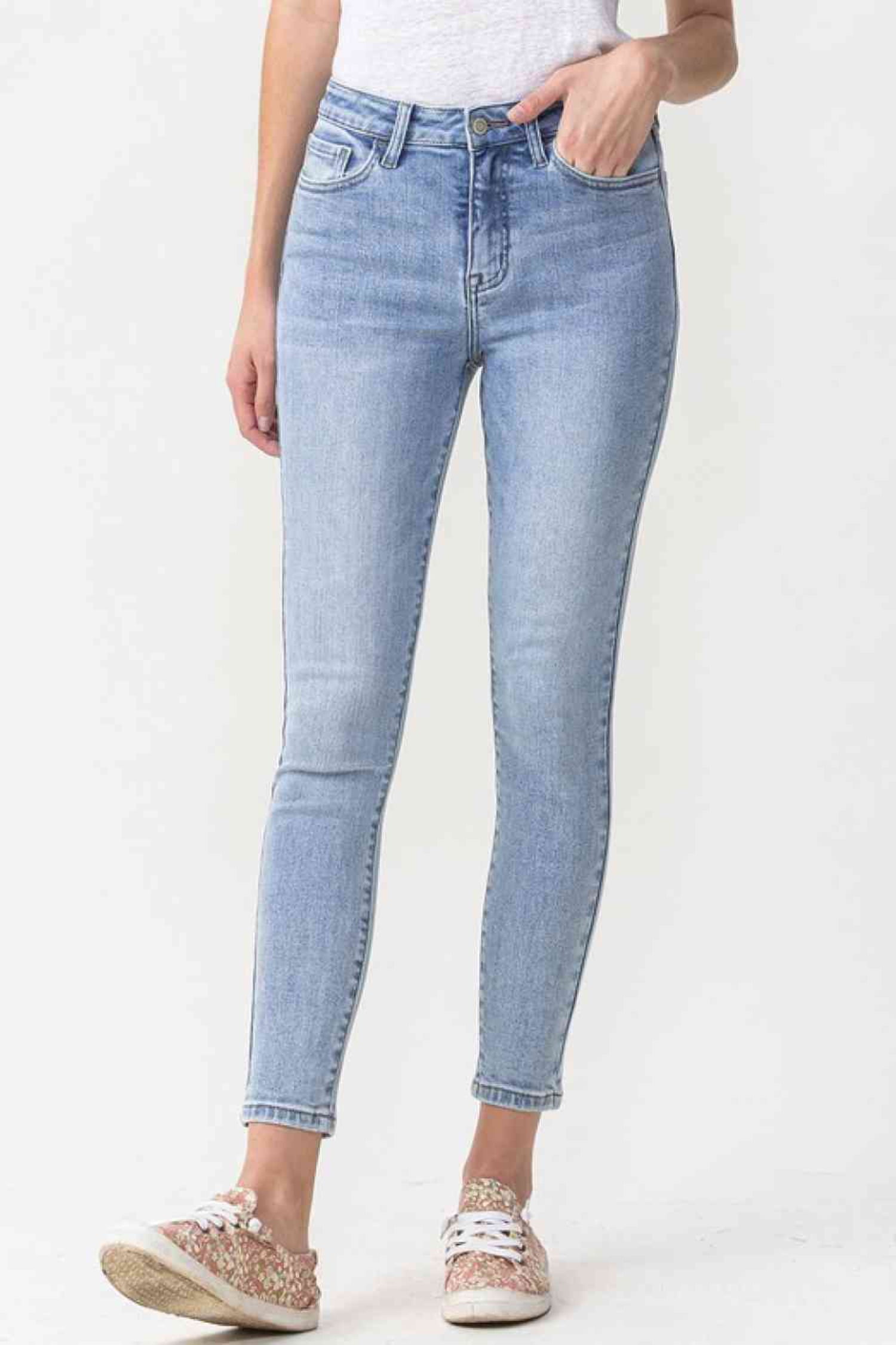 Talia High Rise Crop Skinny Jeans - BazaarBey - Walmart.com