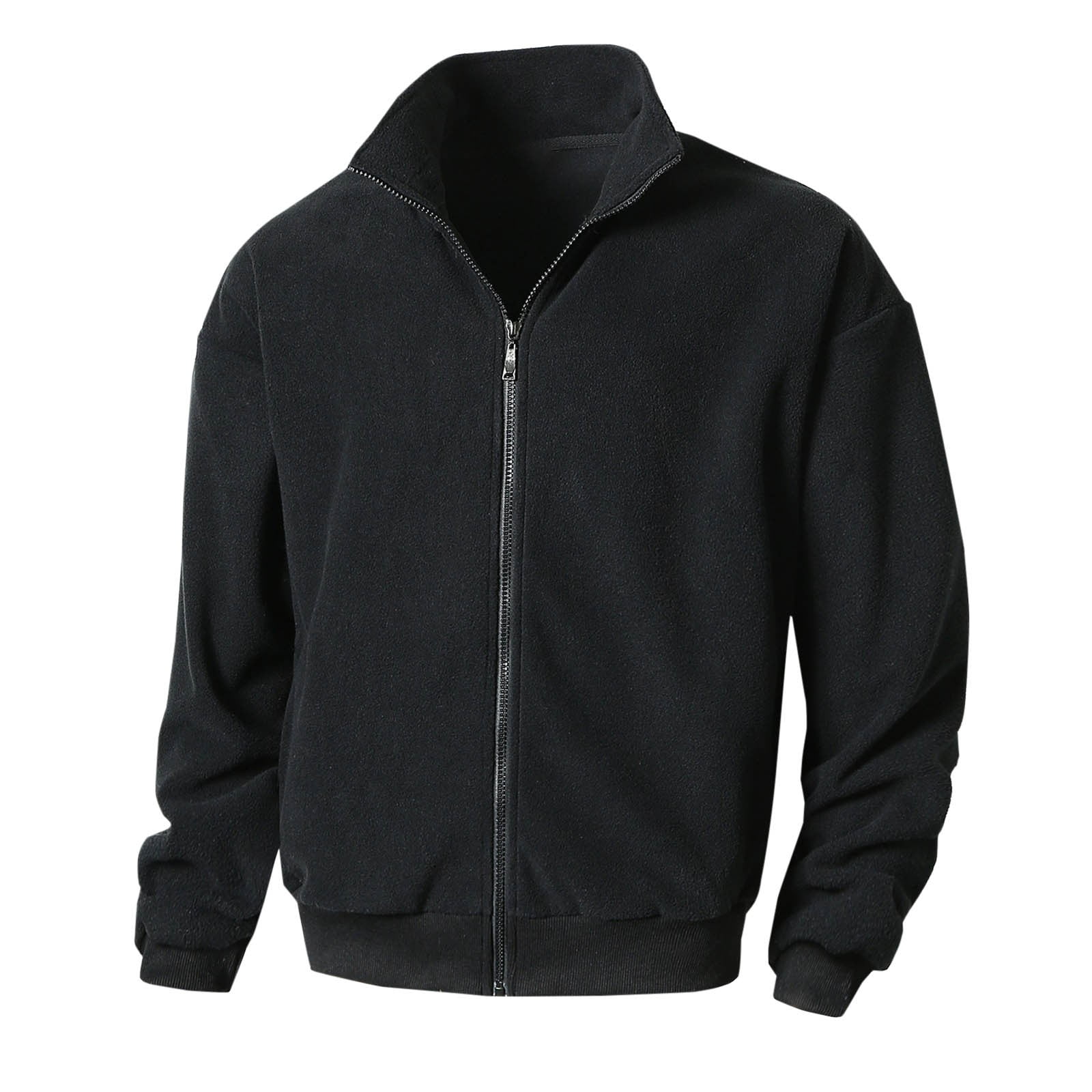 Bazeneo Bomber Jacket Men Polar Fleece Harrington Jackets Lightweight ...