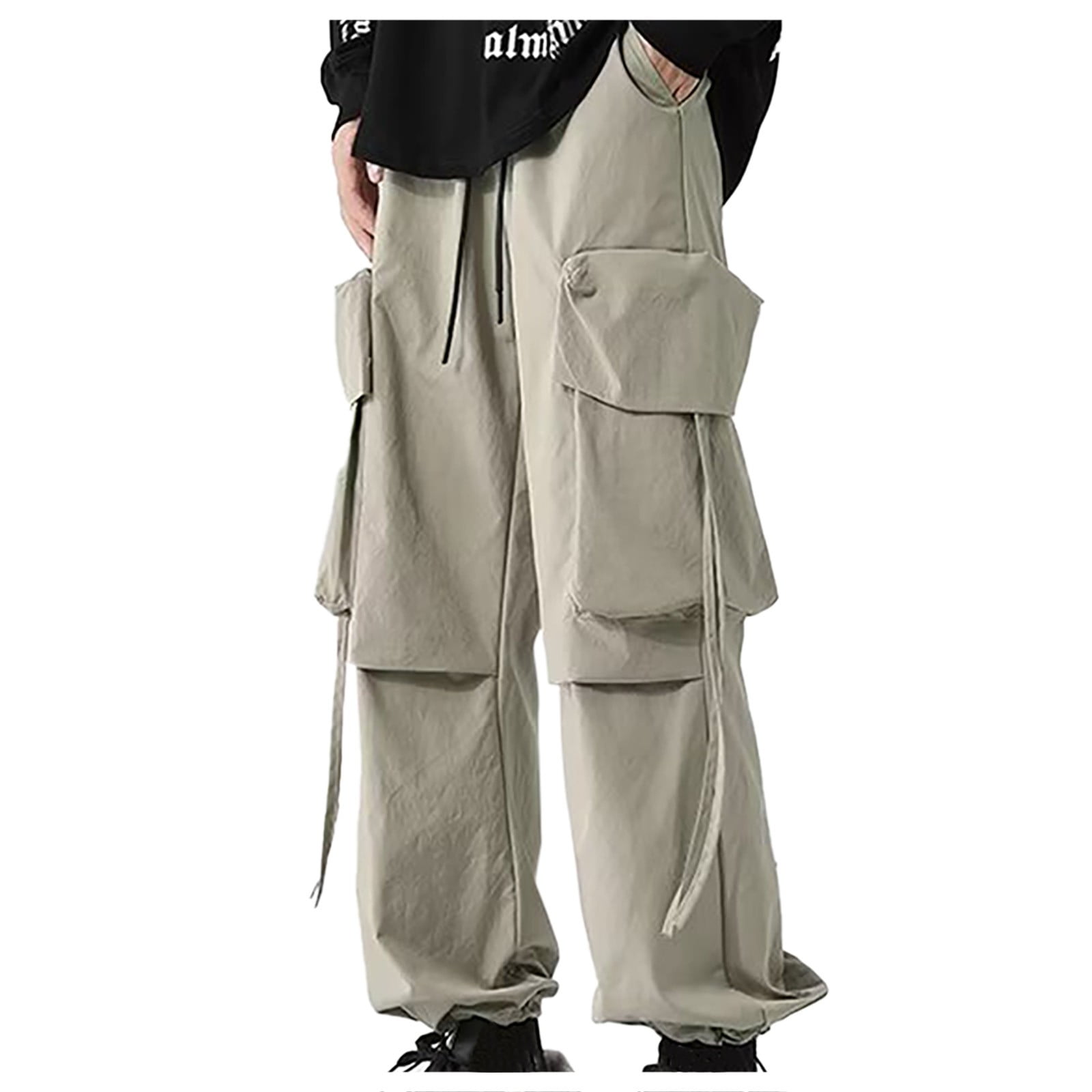 Bazeneo Cargo Trousers for Men Cotton Work Trouser Smart Casual ...