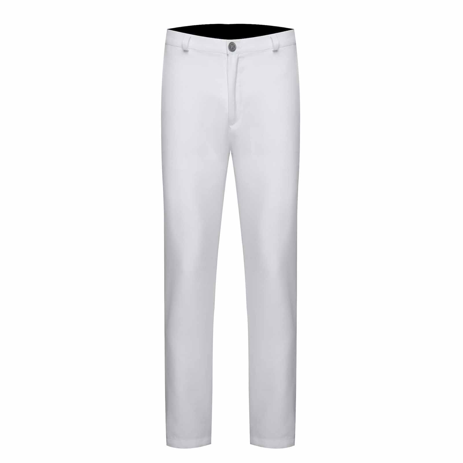 Bazeneo Formal Trousers Men Regular Fit Dress Trousers Flat Front ...