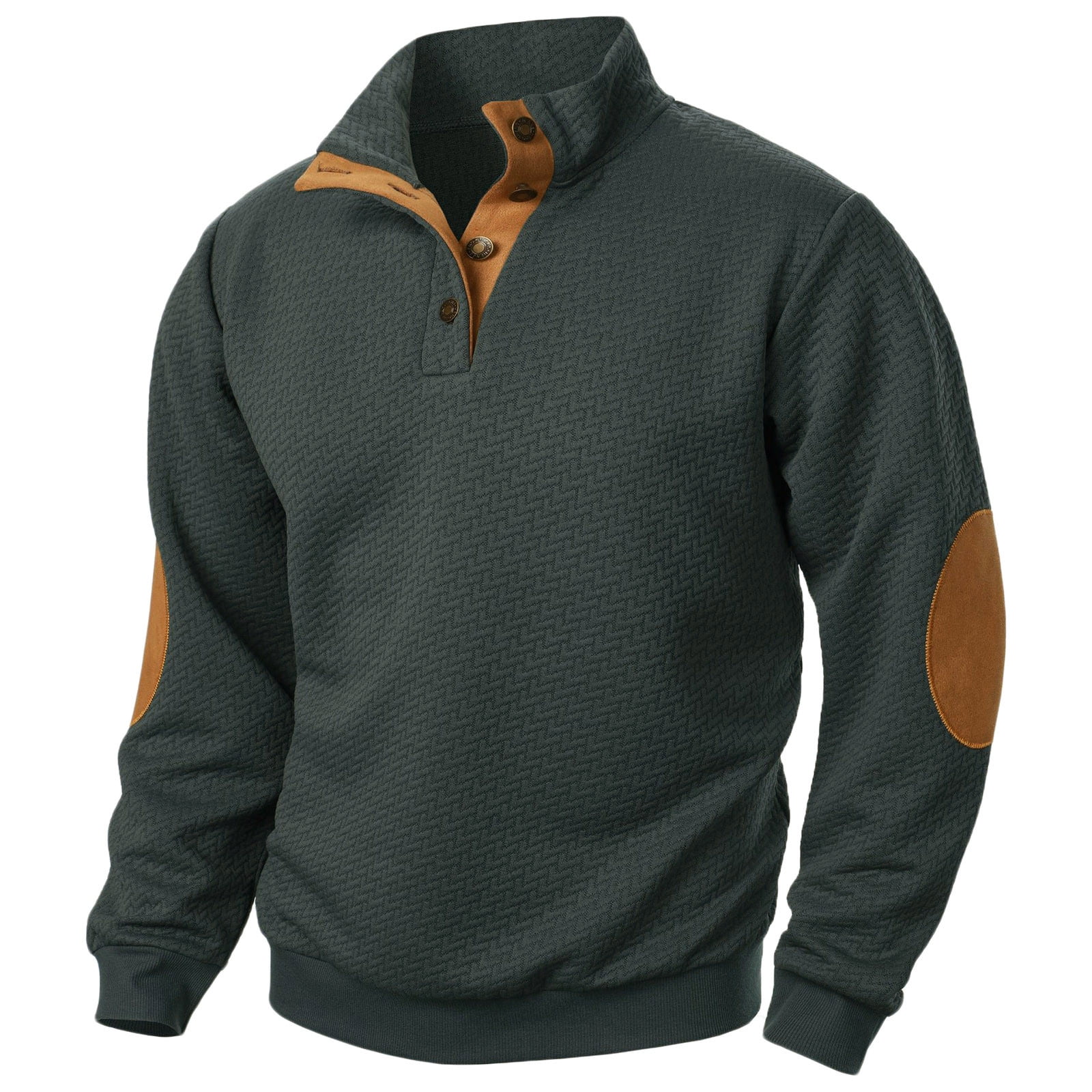 Bazeneo Golf Jumpers for Men Chino Collared Neck Sweatshirts Solid ...