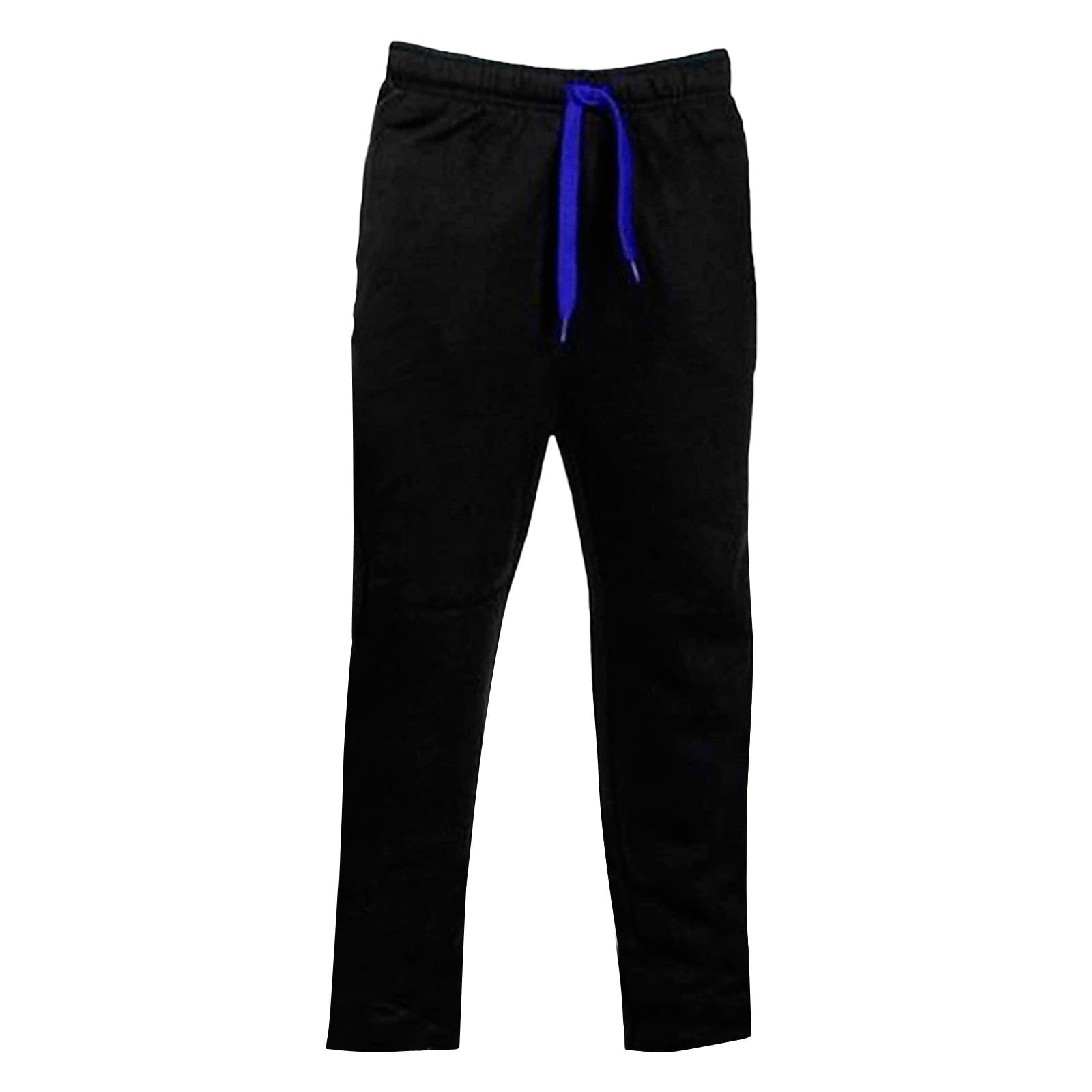 Bazeneo Mens Gym Trousers Baggy Sports Trouser with Pockets Elasticated ...