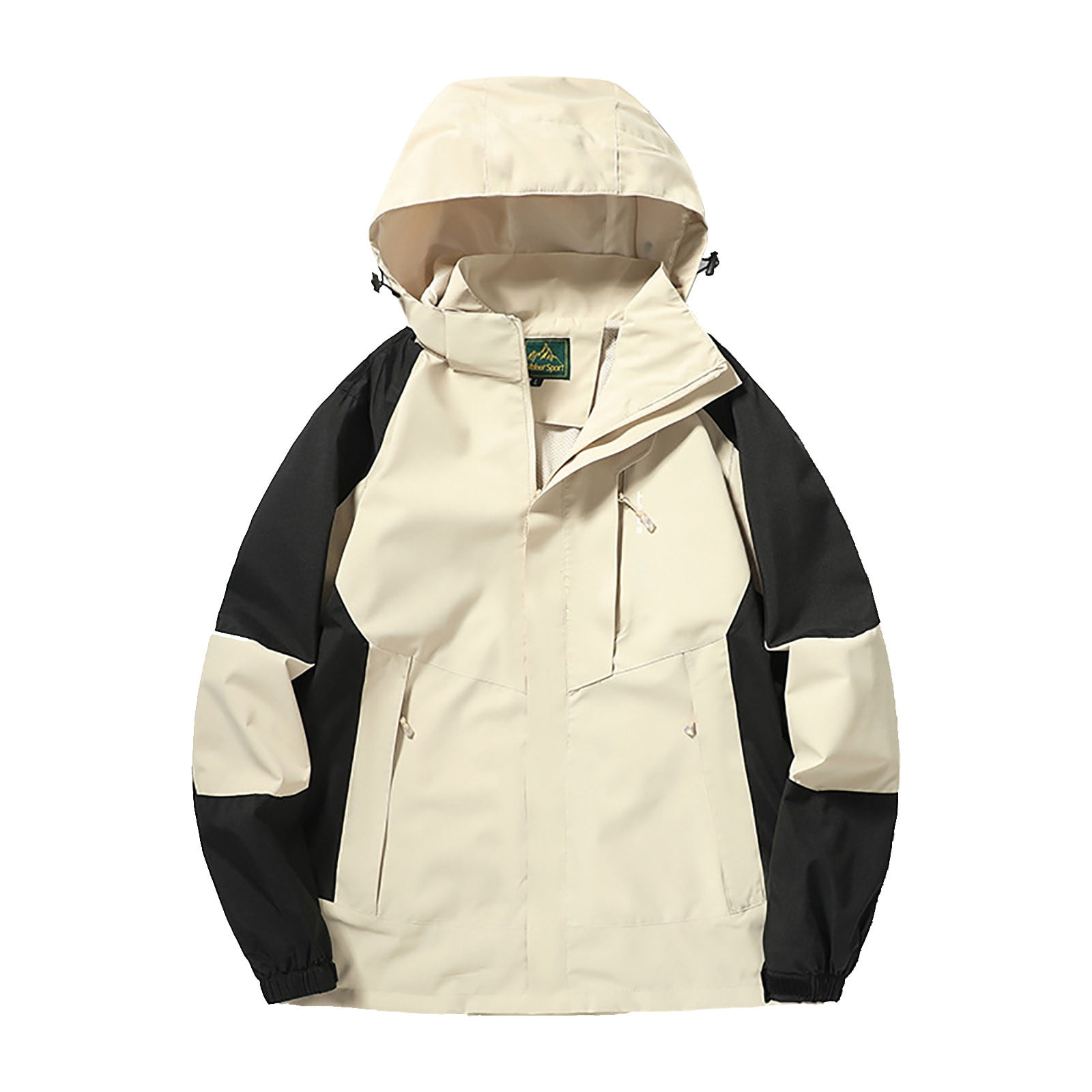 Bazeneo Mens Lightweight Waterproof Jacket Relaxed Fit Hooded ...