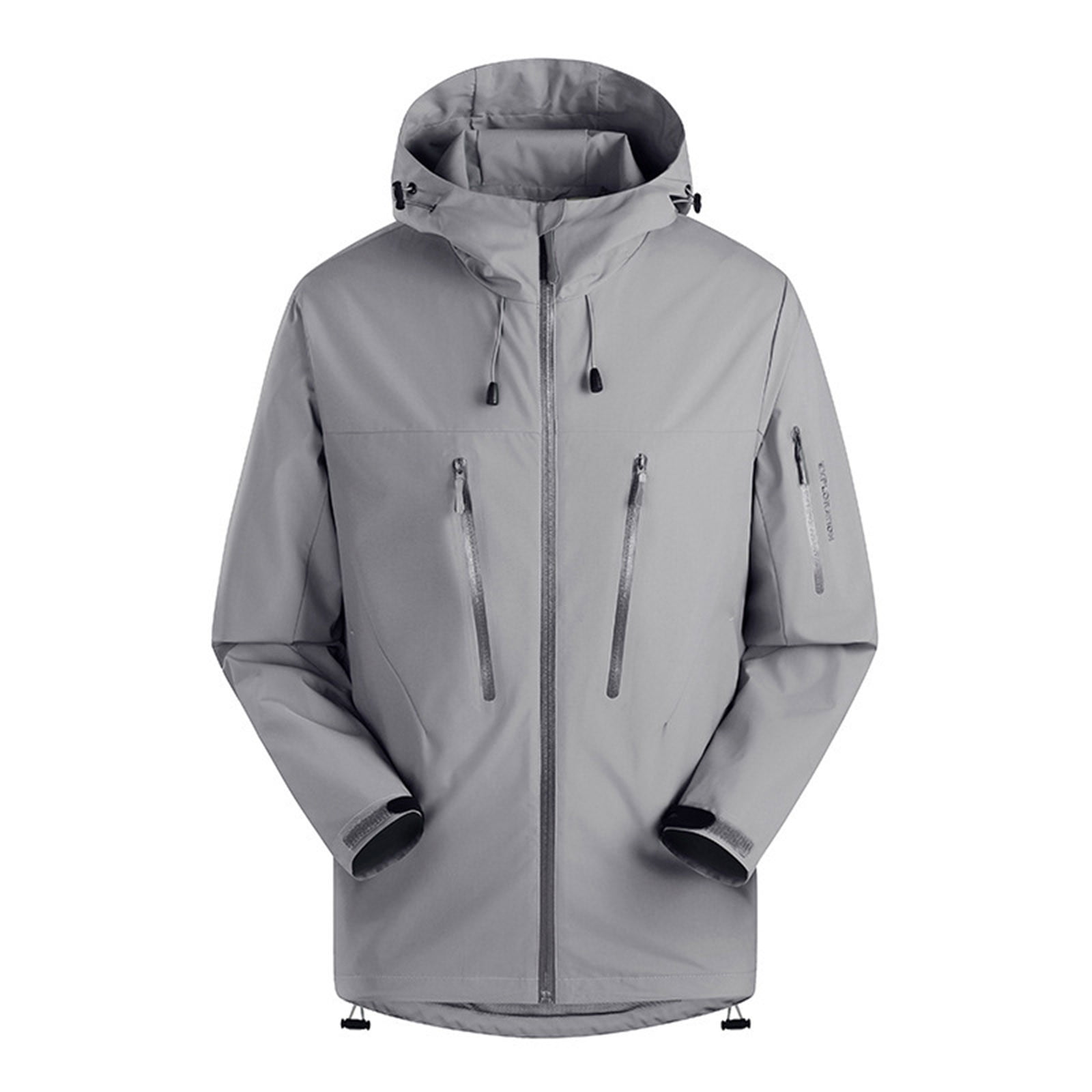 Bazeneo Mens Lightweight Waterproof Jacket Relaxed Fit Rain Jacket with ...