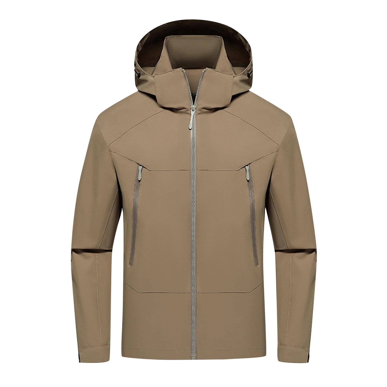 Bazeneo Mens Waterproof Jackets Large Winter Thermal Casual Jacket with ...