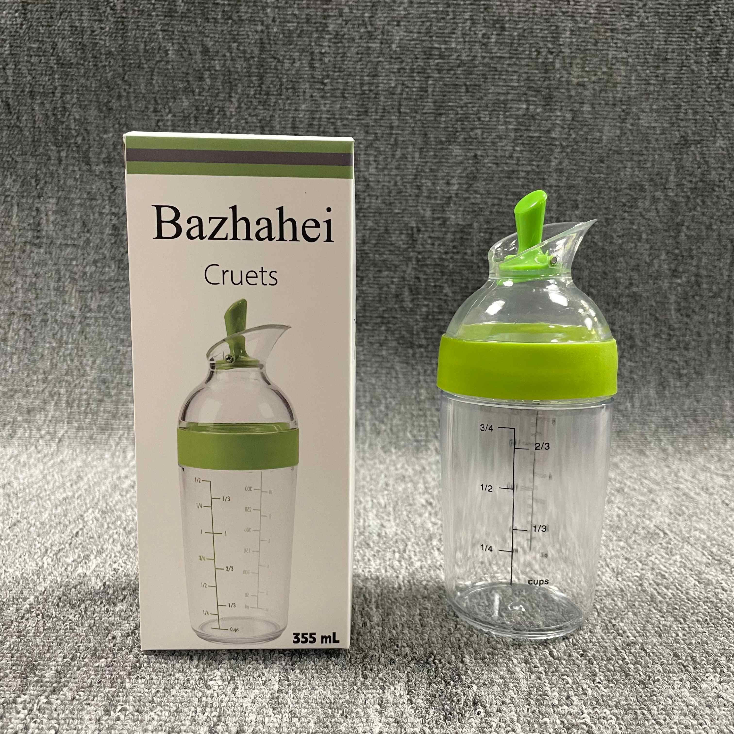 Bazhahei Cruets,Salad Dressing Shaker, Green - Walmart.com