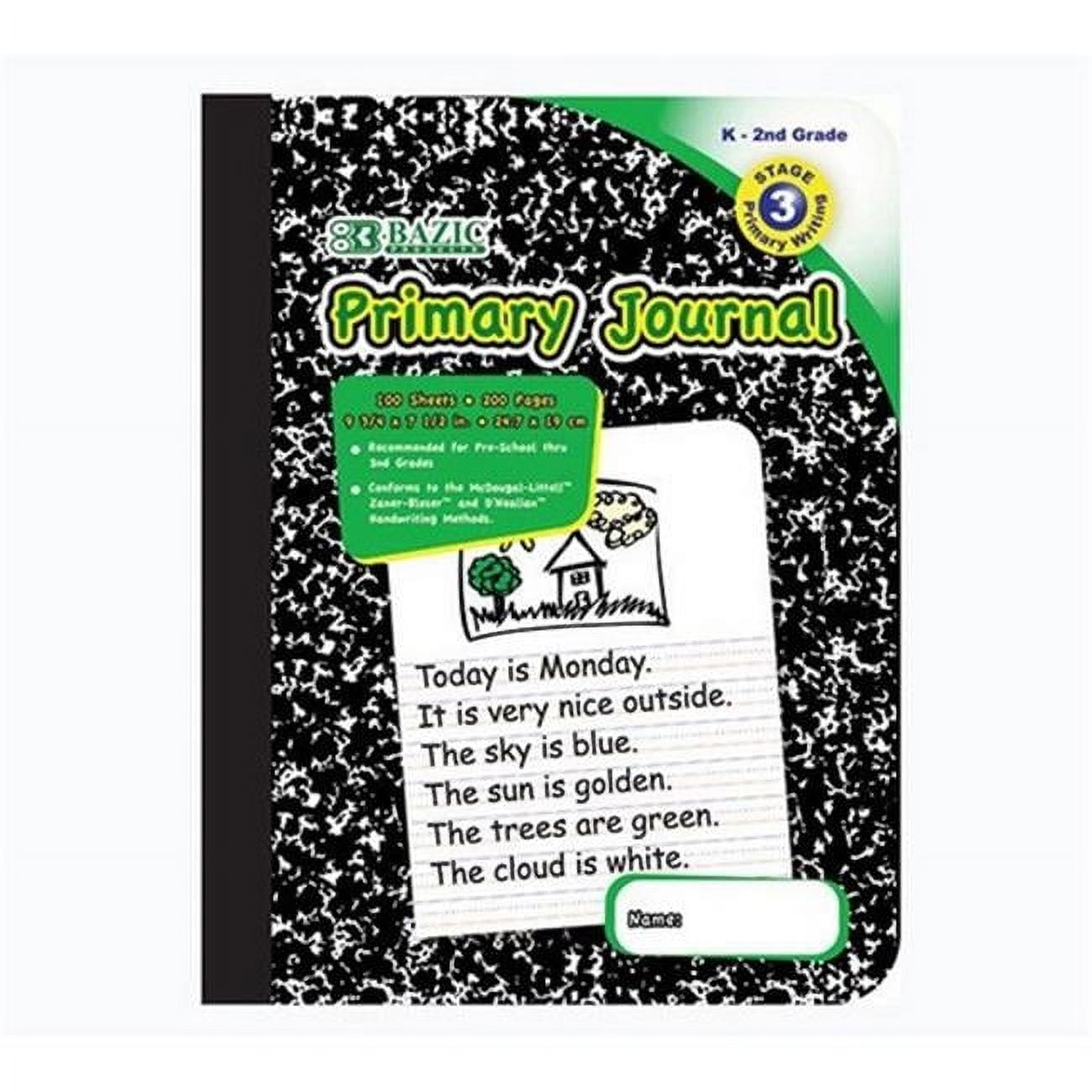 Bazic 100 Ct. Primary Journal Marble Composition Book Case of 48 ...