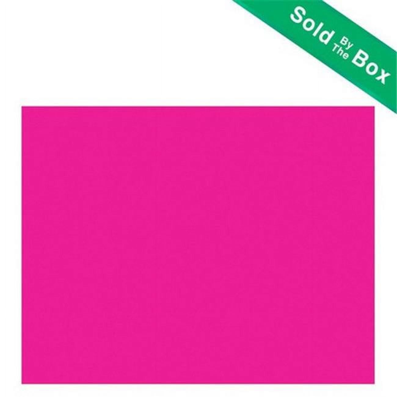 Bazic - 25 Fluorescent Pink 22 in. x 28 in. Poster Board- Pack of 25 ...