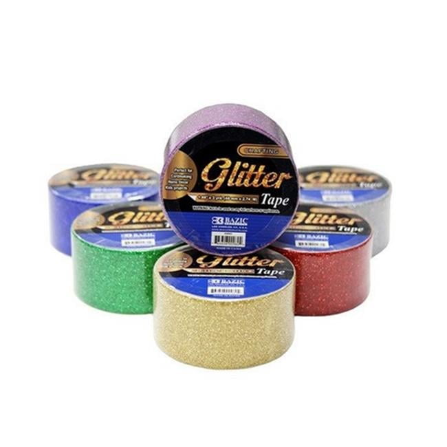 Bazic 960 1.88'' X 3 Yards Glitter Tape Case of 36 - Walmart.com