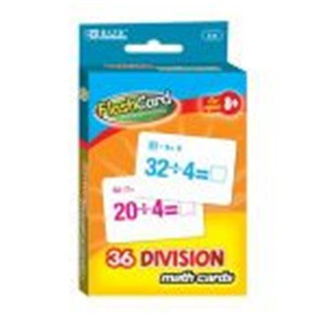 Bazic Products 535 - 72 Division Flash Cards - Case 72 - Walmart.com