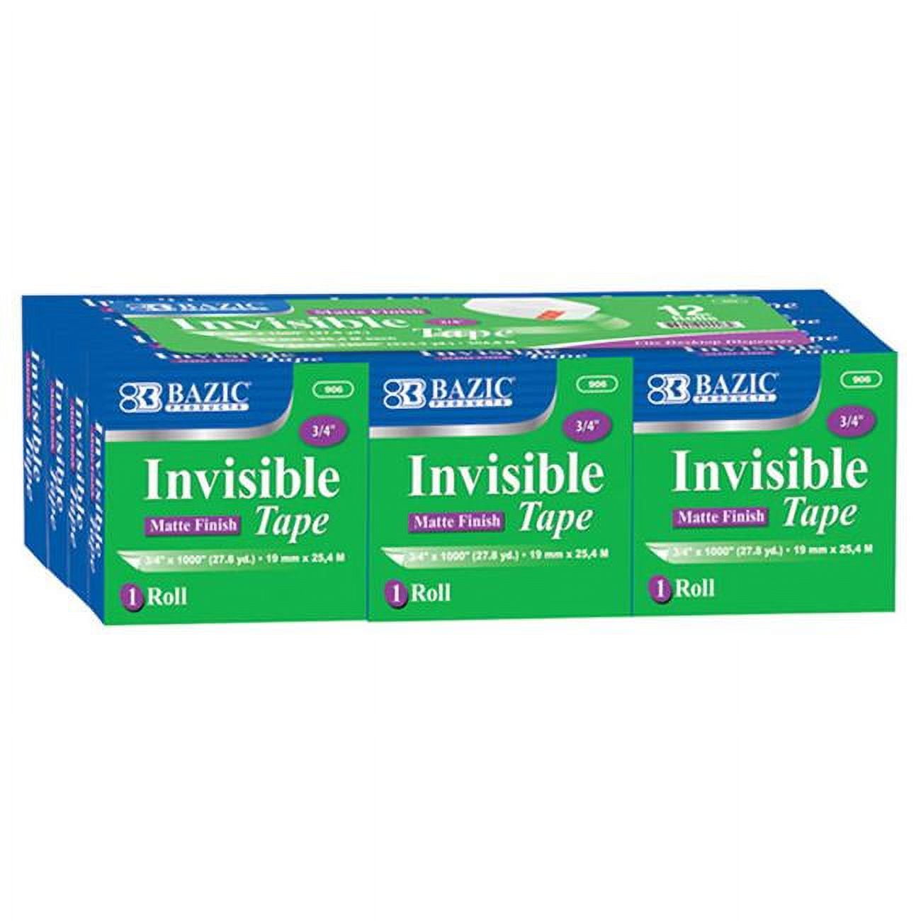 Bazic Products BAZ906BN 2 Each Bazic Refill Invisible Tape - Walmart.com