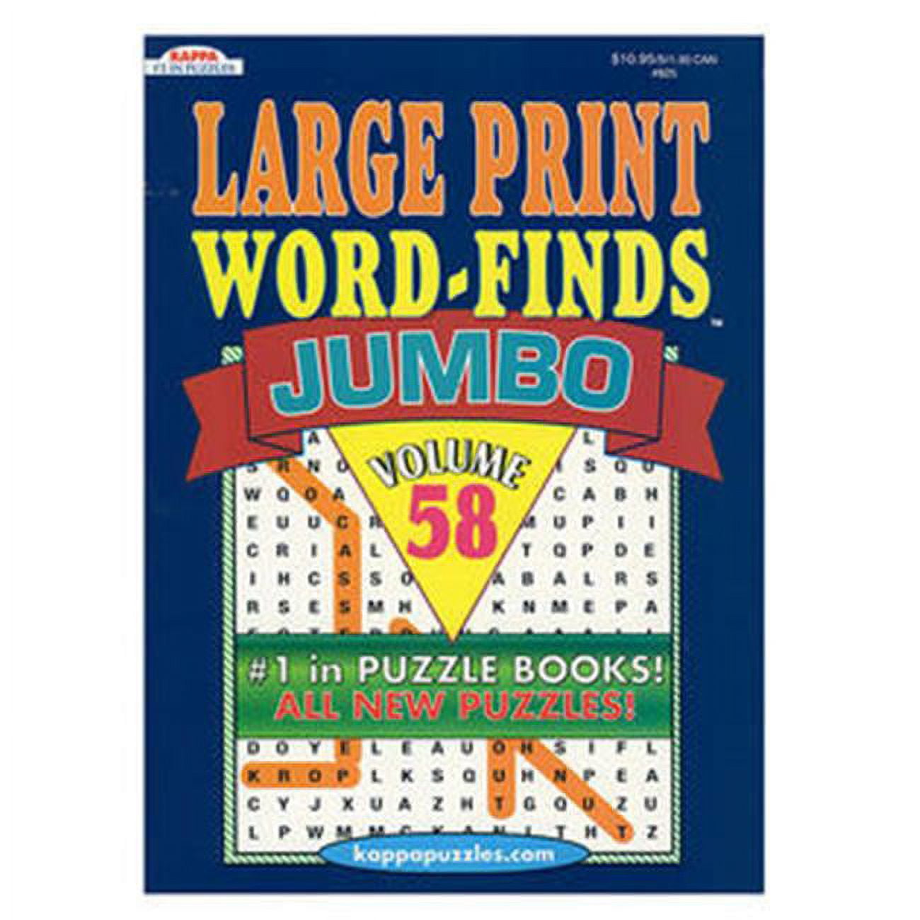 Bazic Products Kappa Jumbo Large Print Word Finds Puzzle Book - 48 Case ...