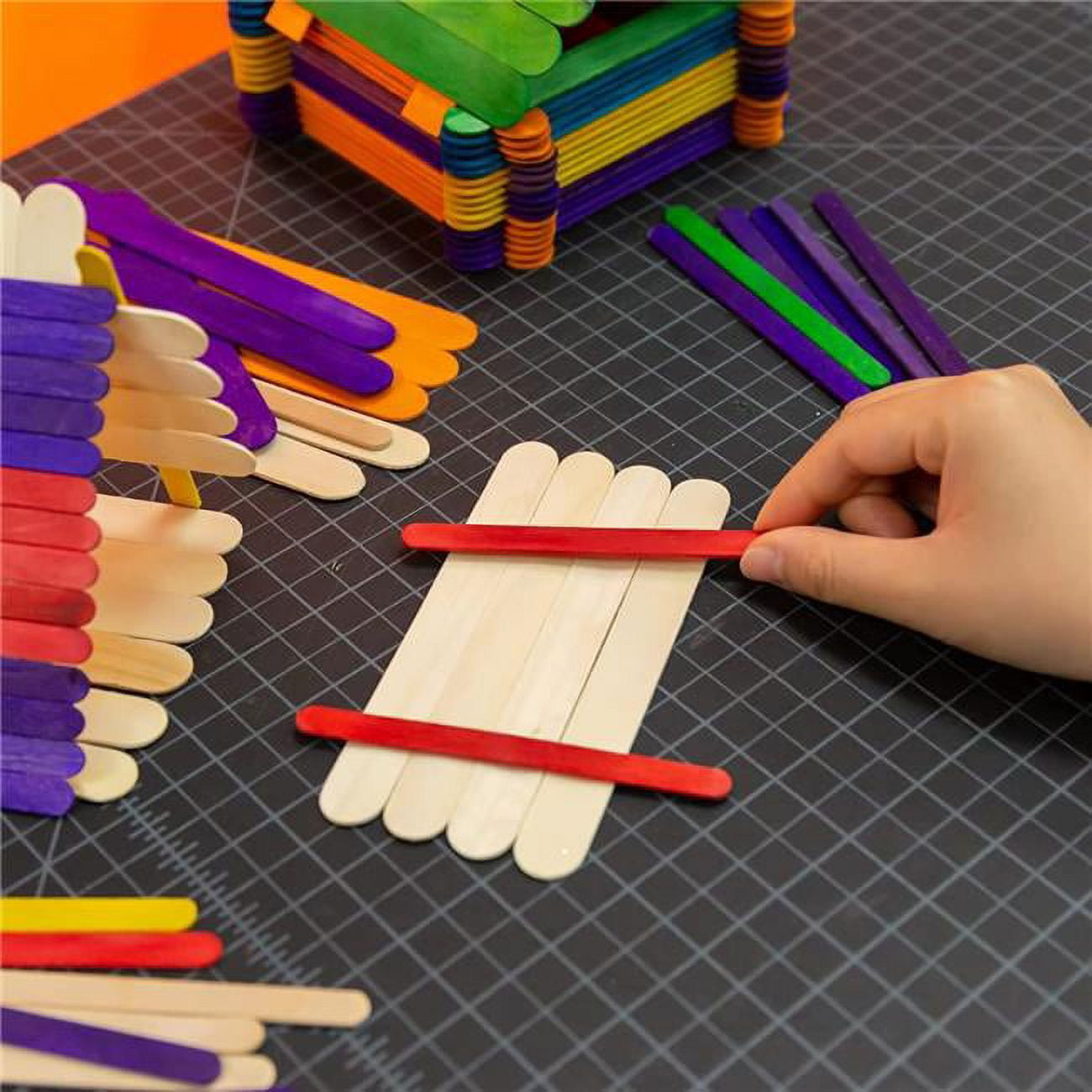 Bazic Products Natural Craft Stick - Walmart.com