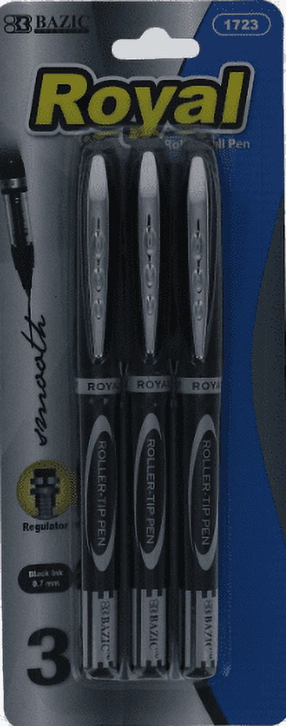 Bazic , Roller Ball Pen - Black Ink, Count 1 - Pen/Pencil/Marker / Grab ...