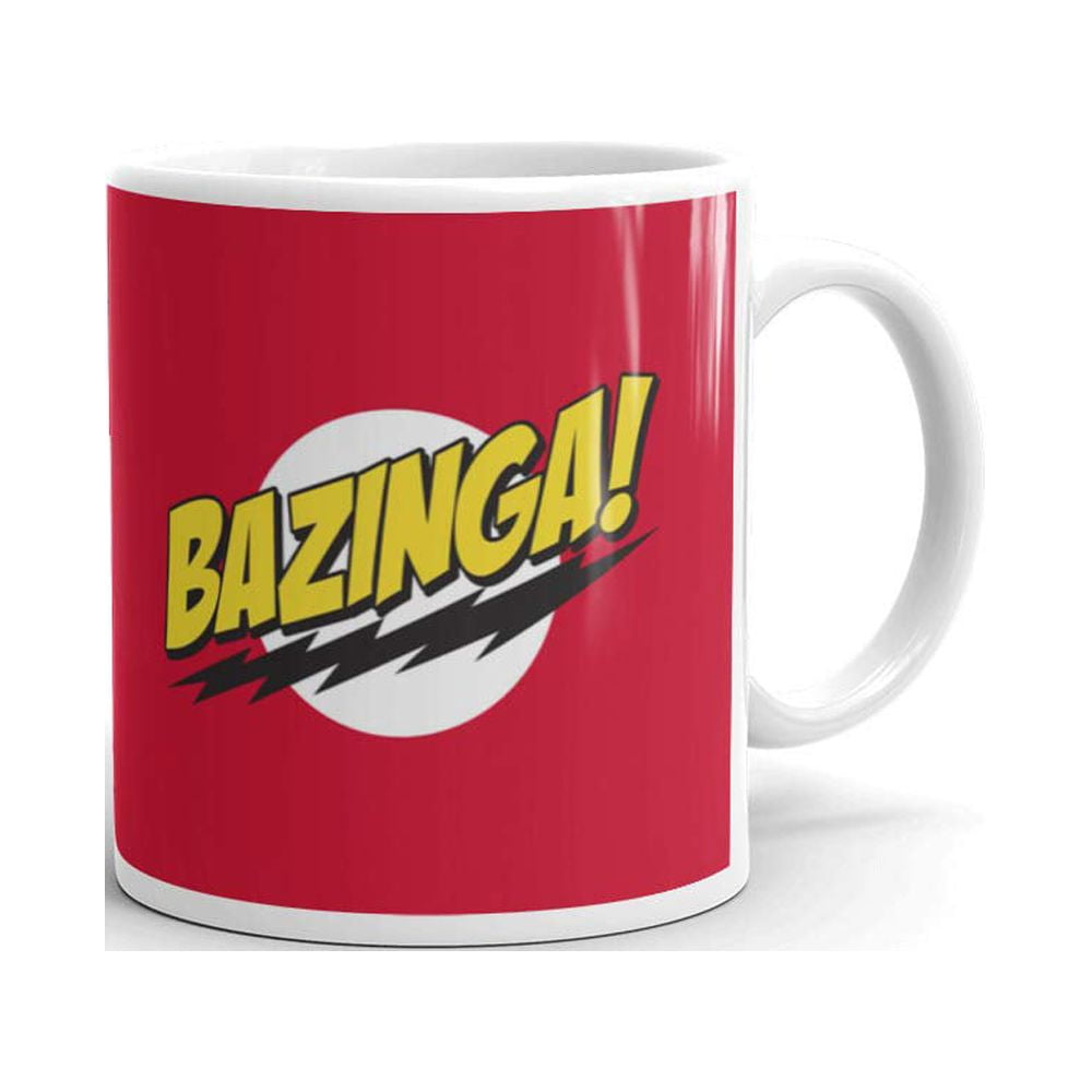 Bazinga Big Bang Theory Sheldon Cooper Ceramic Novelty Unique Coffee ...