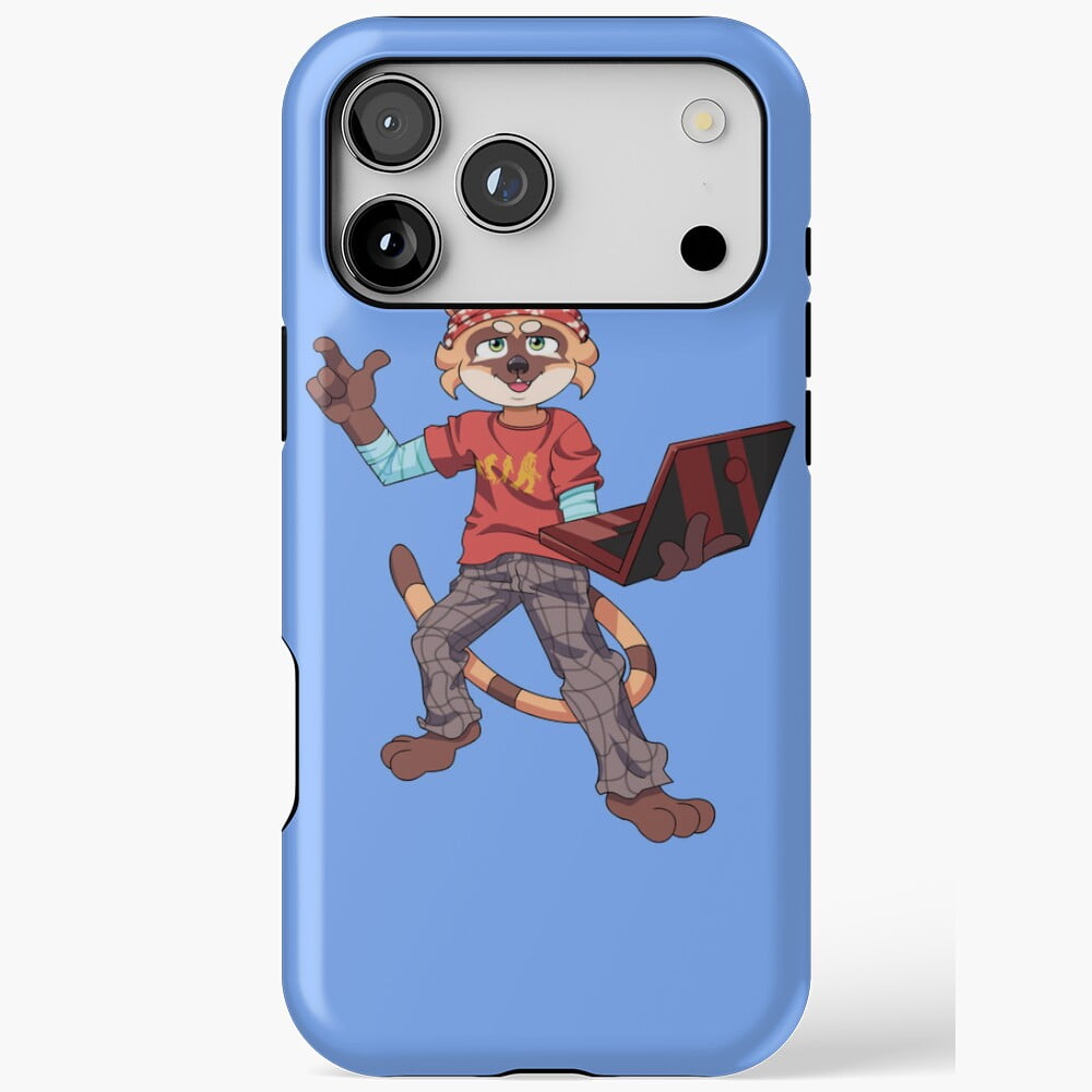 Bazinga reloaded furry geek parody fun art iPhone Case 17 16 15 14 13 ...