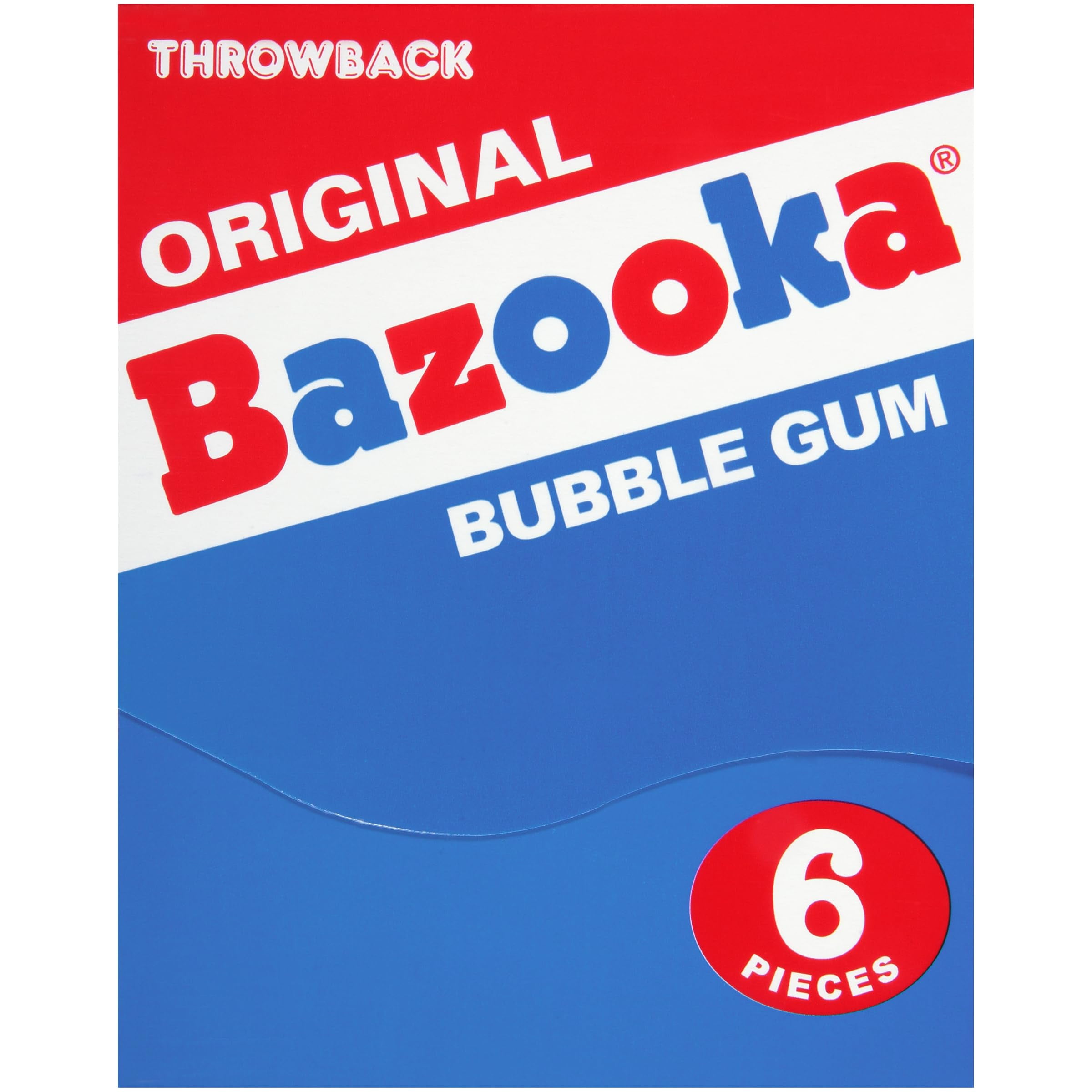Bazooka Bubble Gum Bulk MFF30 Individually Wrapped Original Pink ...