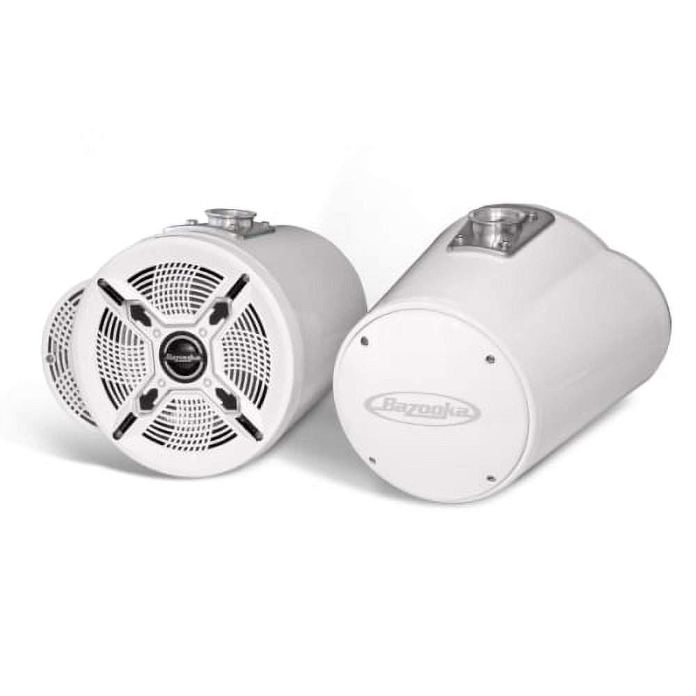 Bazooka MT8100W 8 White Marine Tubbie Tube Smooth Paint Finish - New ...