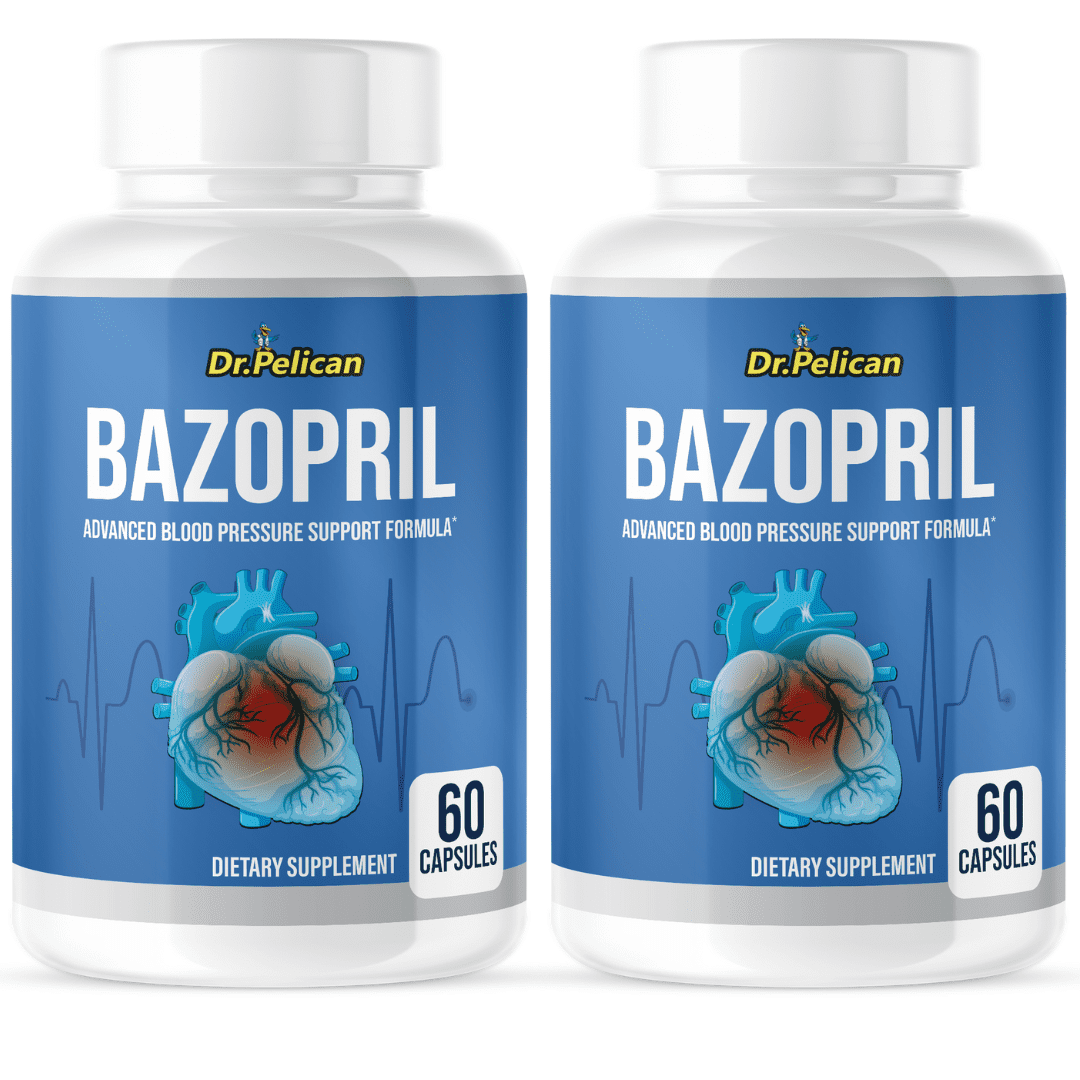 Bazopril- Blood Support- 2 Bottles- 120 Capsules- Dr. Pelican - Walmart.com