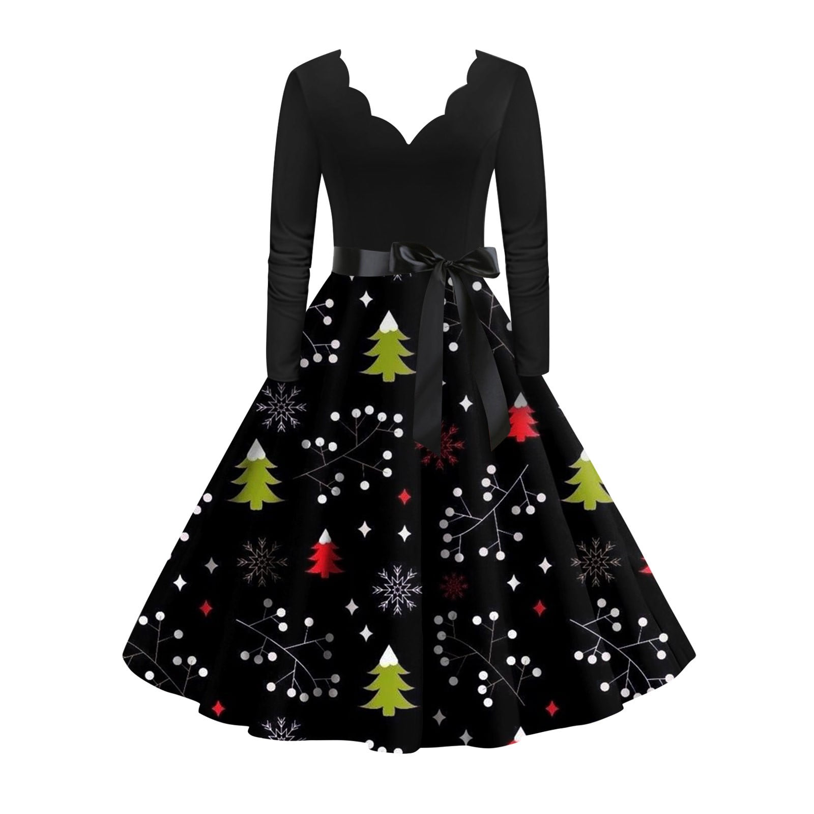 Bazyrey Christmas Dresses For Women 2023 Clearance Fashion Dresses Xmas