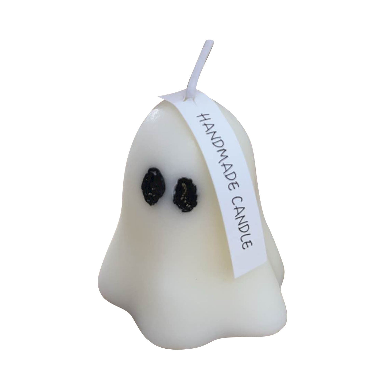 Bazyrey Halloween Ghost Candles Burning Candles,Cute Ghost Shaped ...