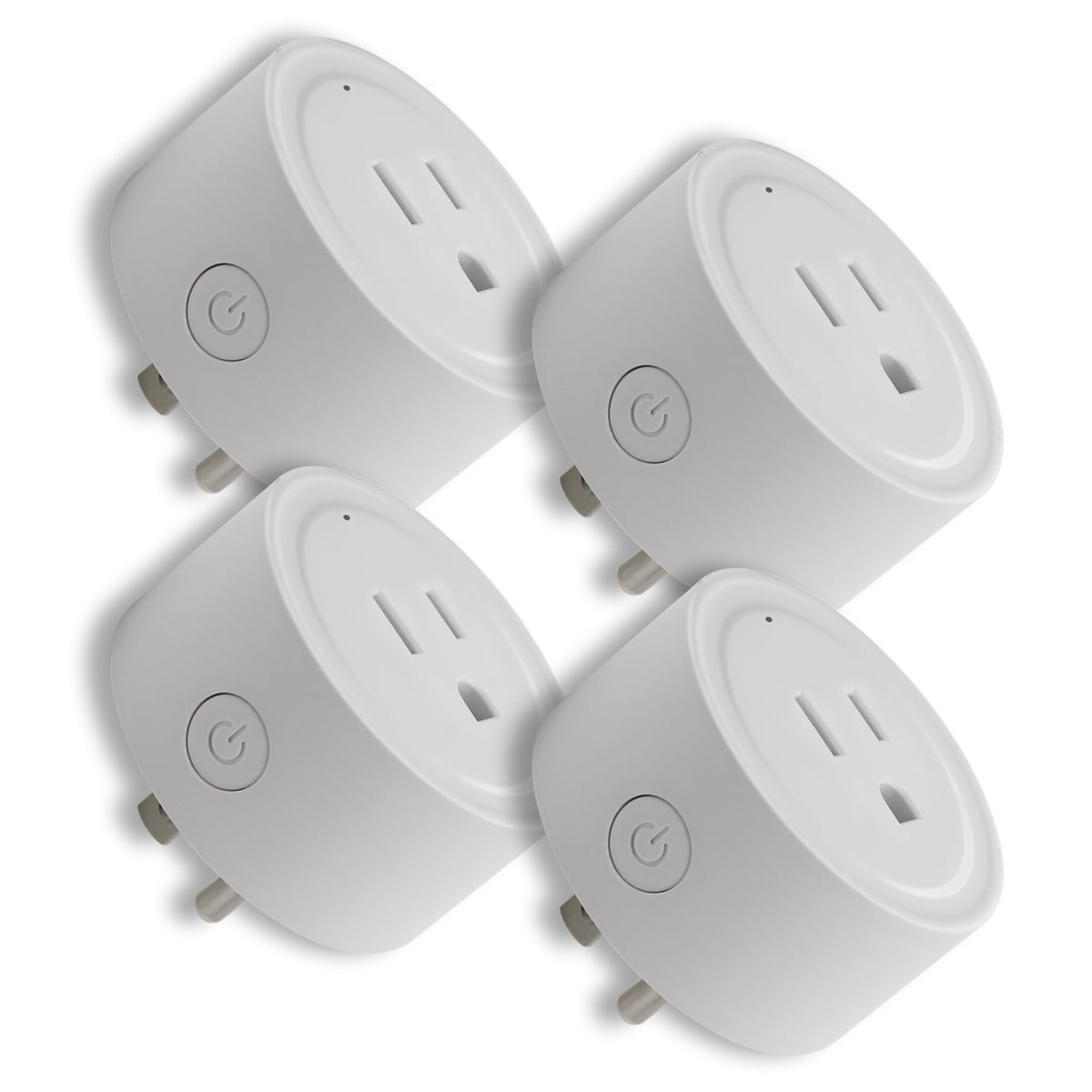 Bazz PLGWFW1X4 Smart Home Wi-Fi Wall Plug, No Hub Required, Alexa and ...