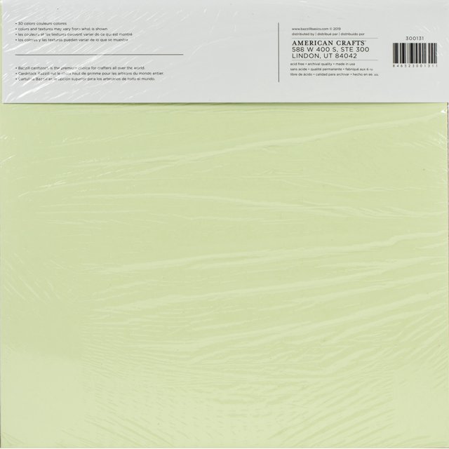 Bazzil Premium Cardstock Value Pack 12"X12" 100/Pkg-Assorted Colors ...