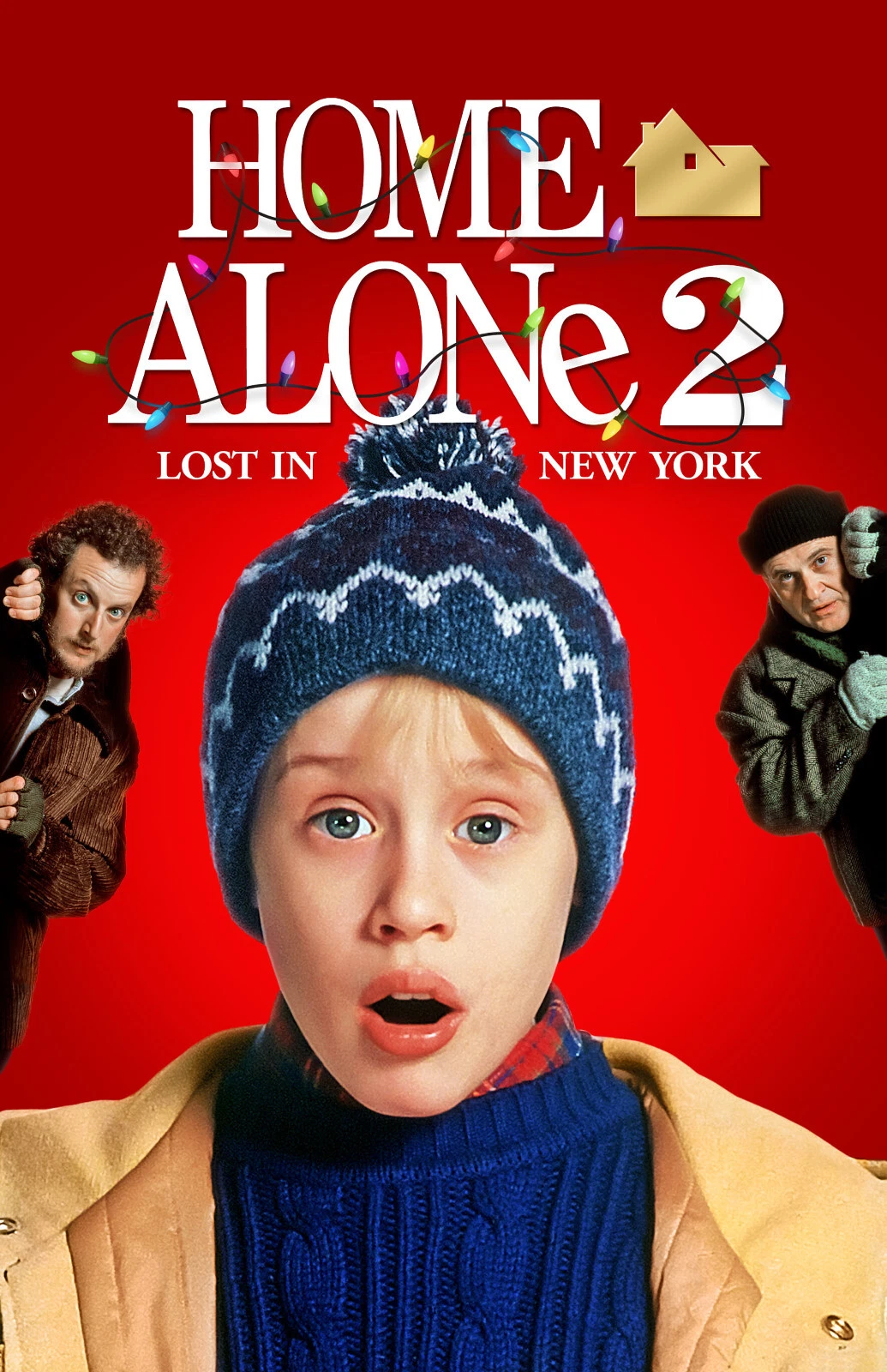 Bb1864 Home Alone 2 Lost In New York Film 1992 Red Movie Poster 11X17 ...