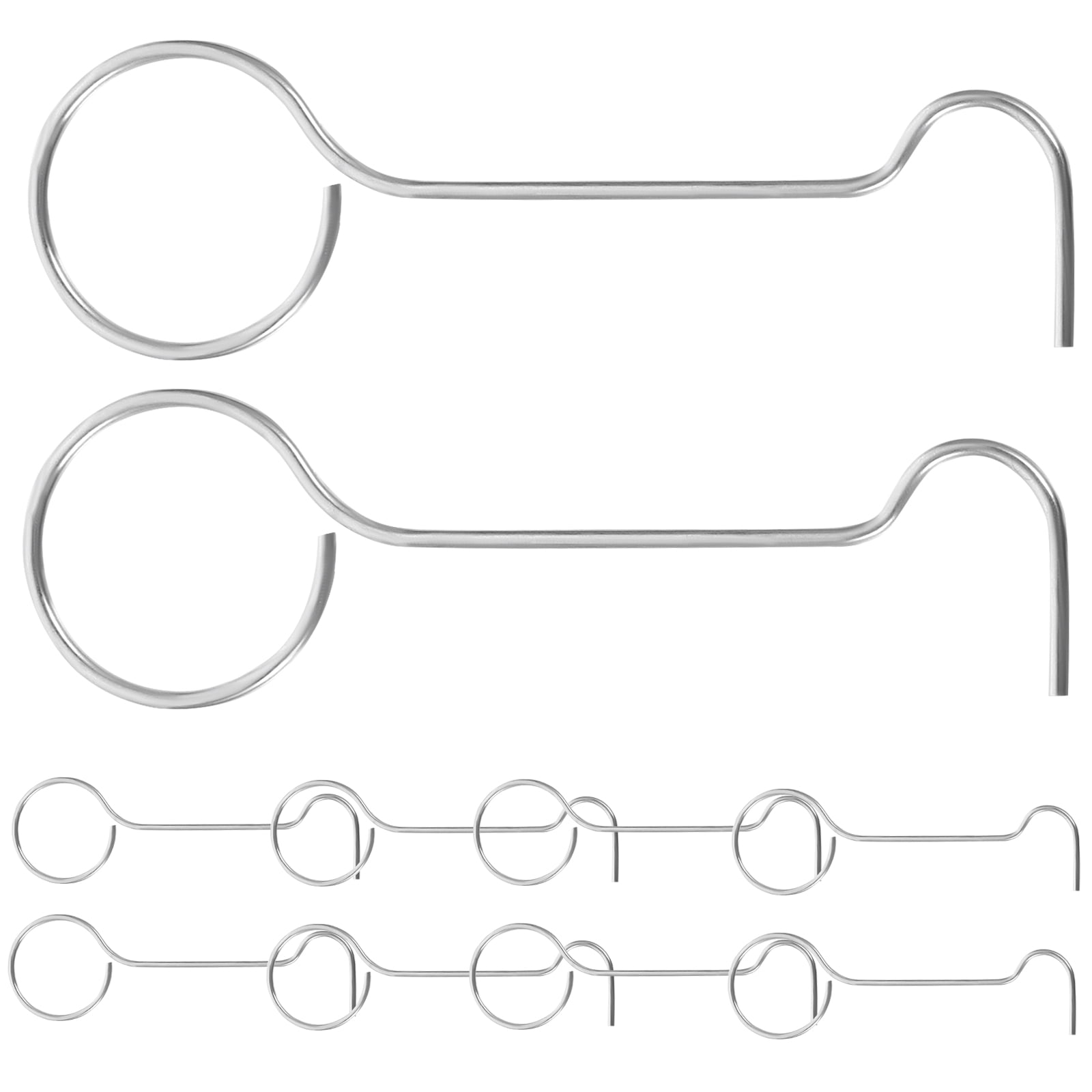 Bbanquetan 25pcs Shower Drain Hooks Floor Drain Grate Hook Tub Drain ...