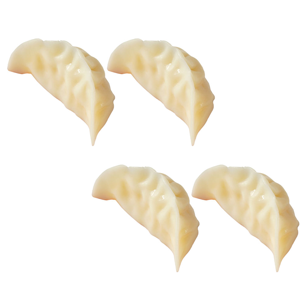 Bbanquetan 4 Pcs Simulation Dumpling Model Faux Dumplings Lifelike Food ...