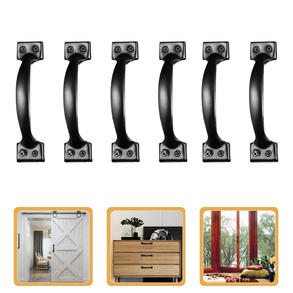 Bbanquetan 6 Pcs Bow Door Handles Iron Wardrobe Pulls Classic Cupboard ...