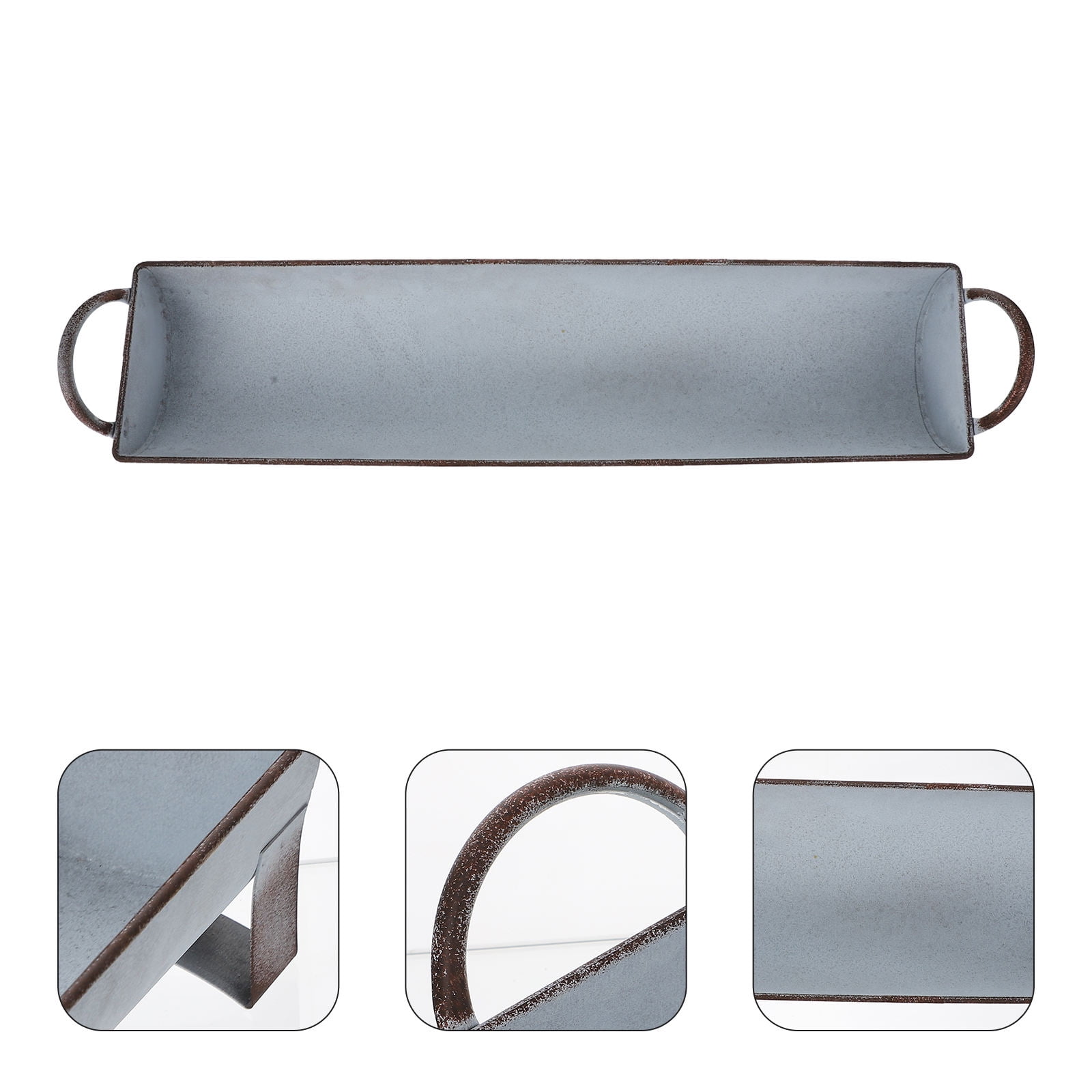 Bbanquetan Countertop Pig Troughs Rectangular Succulent Plant Pot Tray ...