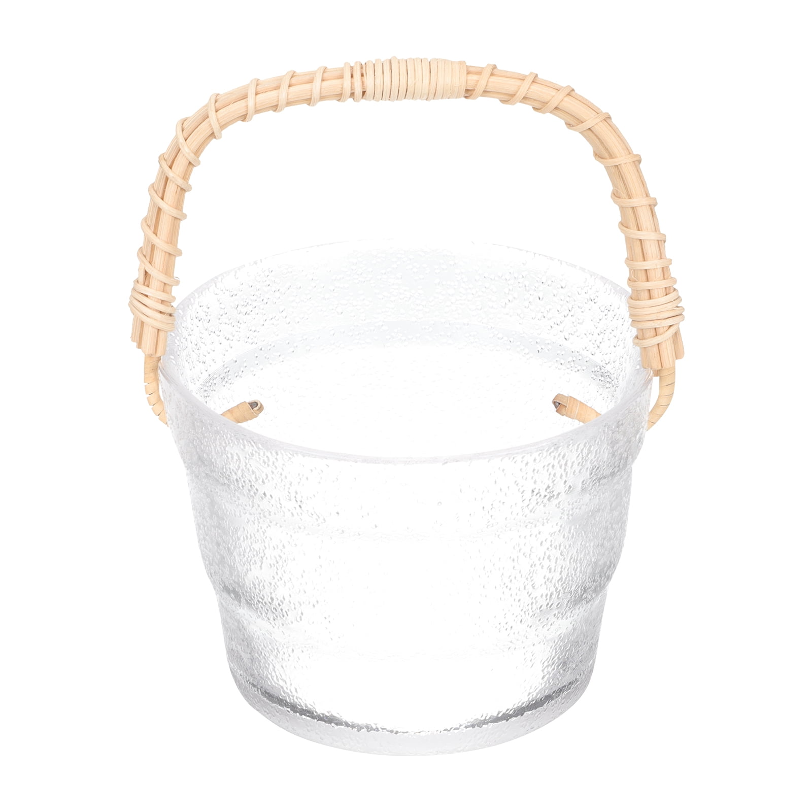 Bbanquetan Ice Bucket Glass Ice Cube Bucket Beer Glass Ice Bucket ...