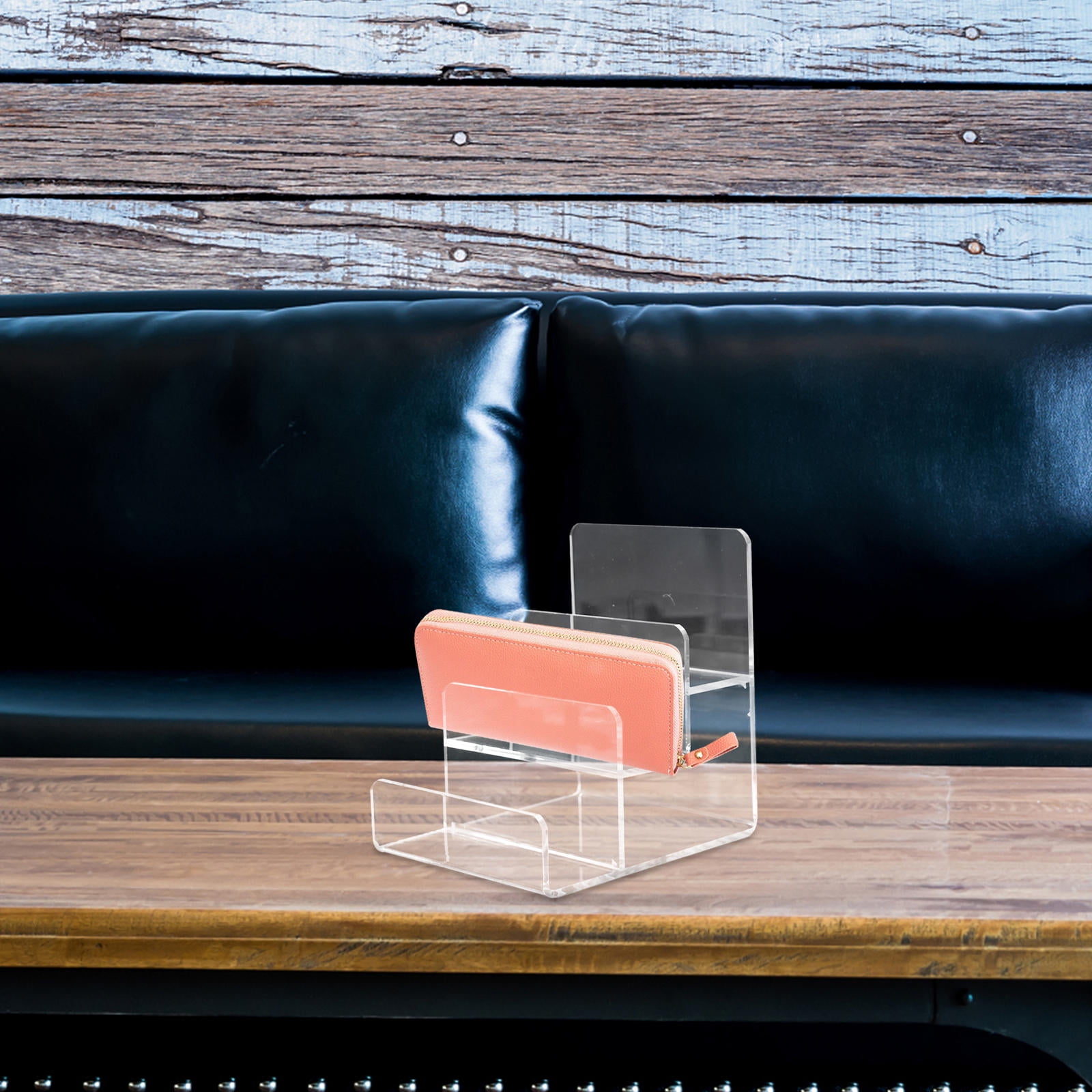 Bbanquetan Multi Tier Clear Acrylic Wallet Display Organizer Handbag ...