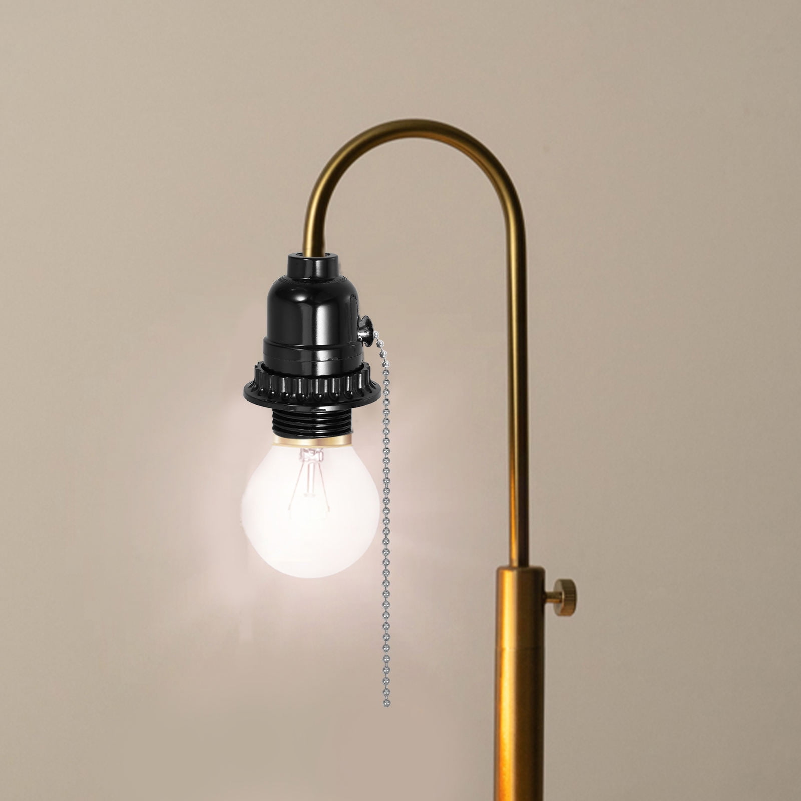 Bbanquetan Pull Chain Light Fixture Pullswitch Lamp Holder Ceiling ...