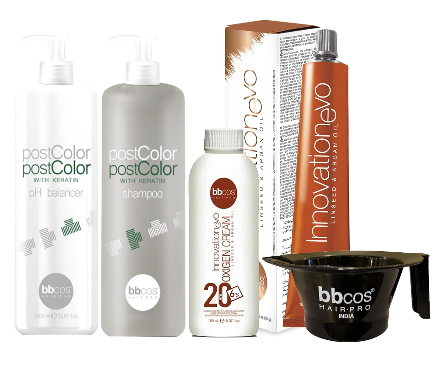 Bbcos Hair Pro Innovation Evo Low Ammonia Hair Color For WomenMen 3 in ...