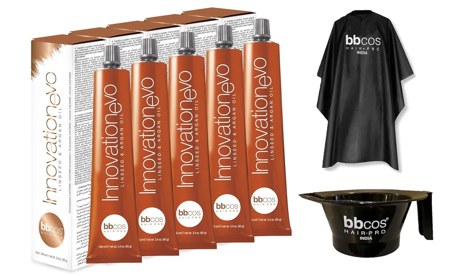 Bbcos Hair Pro Innovation Evo Permanent Hair Color Cream With Linseed ...