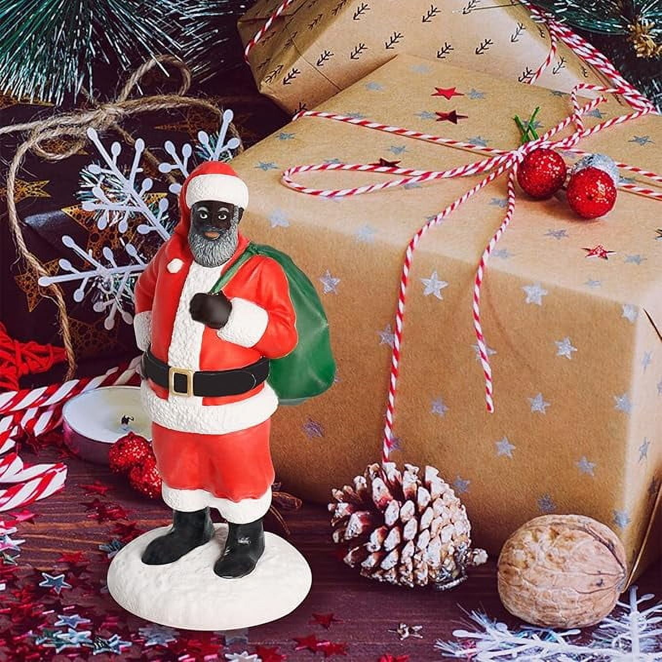 Bbiamsleep 3.85 Inch Santa Claus Christmas Figurine Santa Figure Resin ...