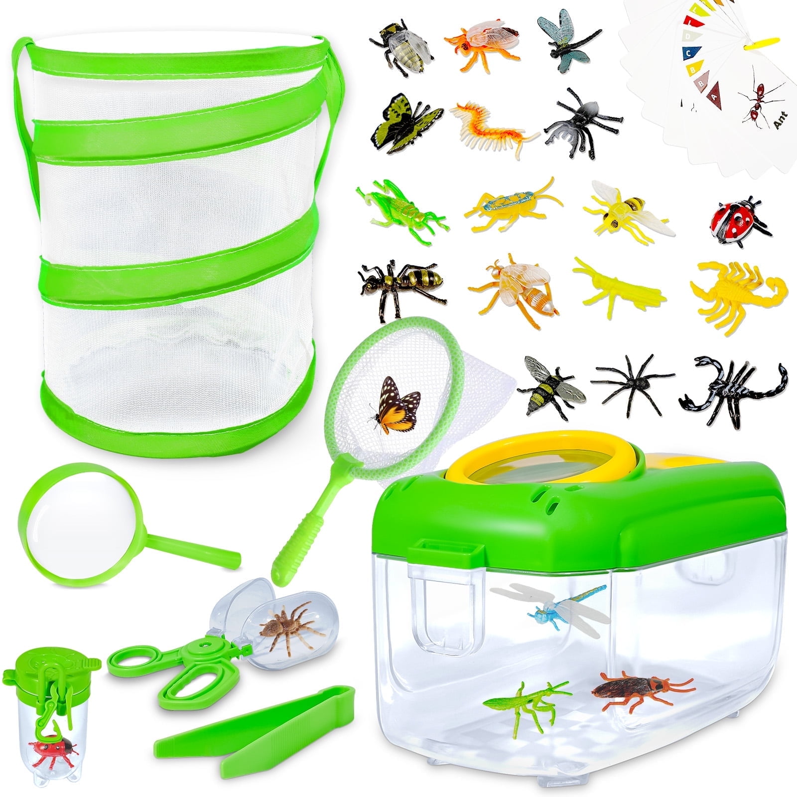Bbiamsleep 32 Pcs Insect Bug Habitat Exploration Set Insect Observation ...