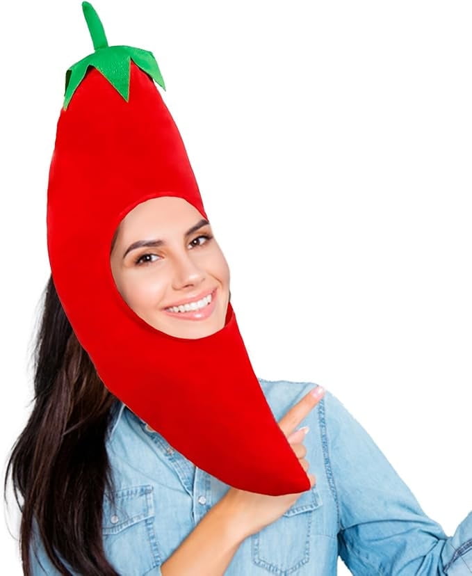 Bbiamsleep Chili Pepper Costume Chili Pepper Hat Jalapeno Party ...