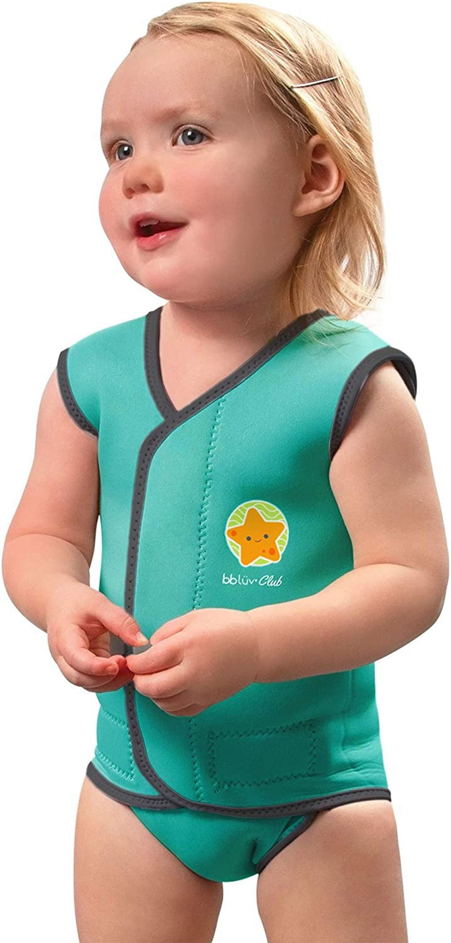 Bbluv Adjustable Unisex Toddler Swim Vest made of Neoprene Multicolor ...