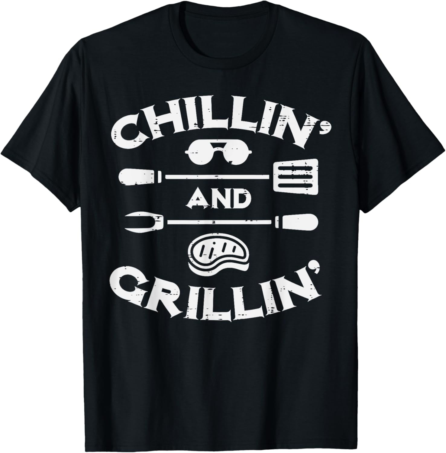 Bbq Chillin And Grillin Barbecue Pit Men Women Kids T-Shirt - Walmart.com