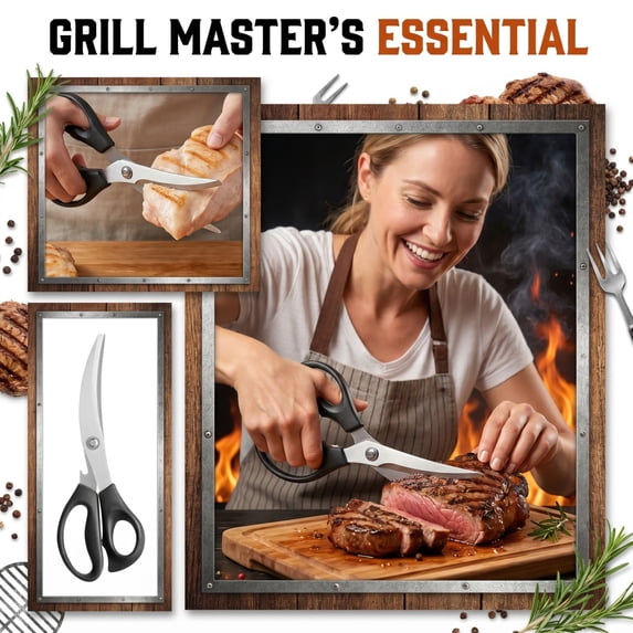 Bbq Grill Accessories, Kitchen Scissors Heavy Duty, Kitchen Shears For ...