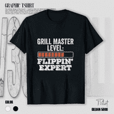 Bbq Grill Dad Vintage Grill Master Level Flippin Expert Slogan Top ...
