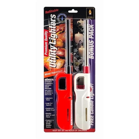 Bbq Grill Long Reach Utility Lighters [2 Pack] - Walmart.com