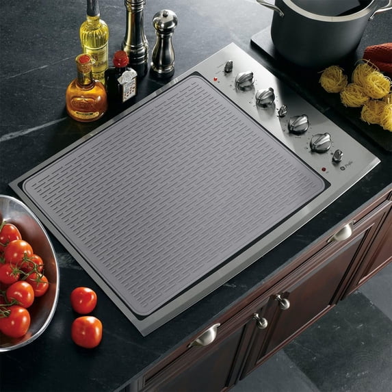Bbq Mat & Fire Mat Silicone Stove Cover Electric Cooktop Protector ...