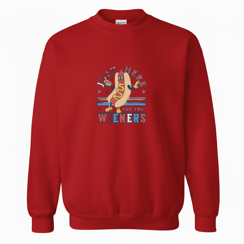 Bbq Party Humor Funny Hot Dog Wiener Summer Quote Sweatshirt, up to ...