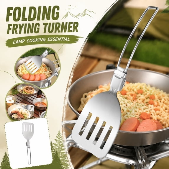 Bbq Spatula for Grill, Camping Spatula, Foldable Cooking Spatula ...