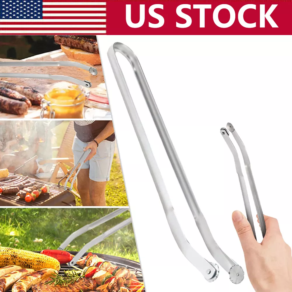 Bbq Usage Sausage Turning Tongs Food Grade Stainless Steel Sausage ...