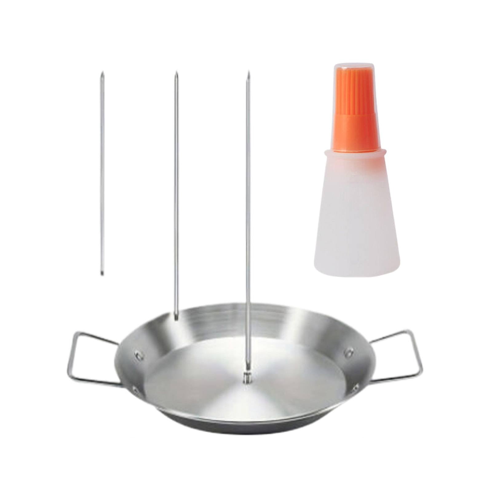 Bbq Vertical Skewer, Ongmies 304 Stainless Steel Skewer Pan – Vertical ...